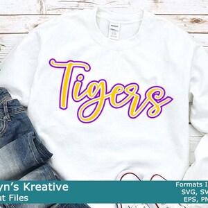 Tigers Script SVG Files 2022 Series - Etsy