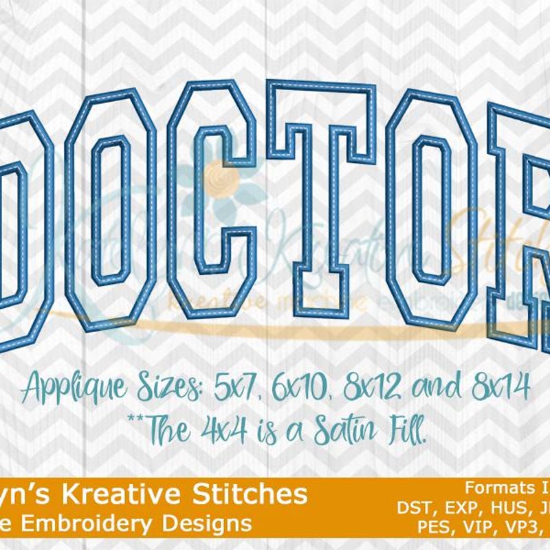 Doctor Embroidery - Etsy