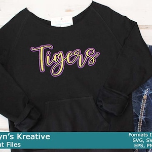 Tigers Script SVG Files 2022 Series - Etsy
