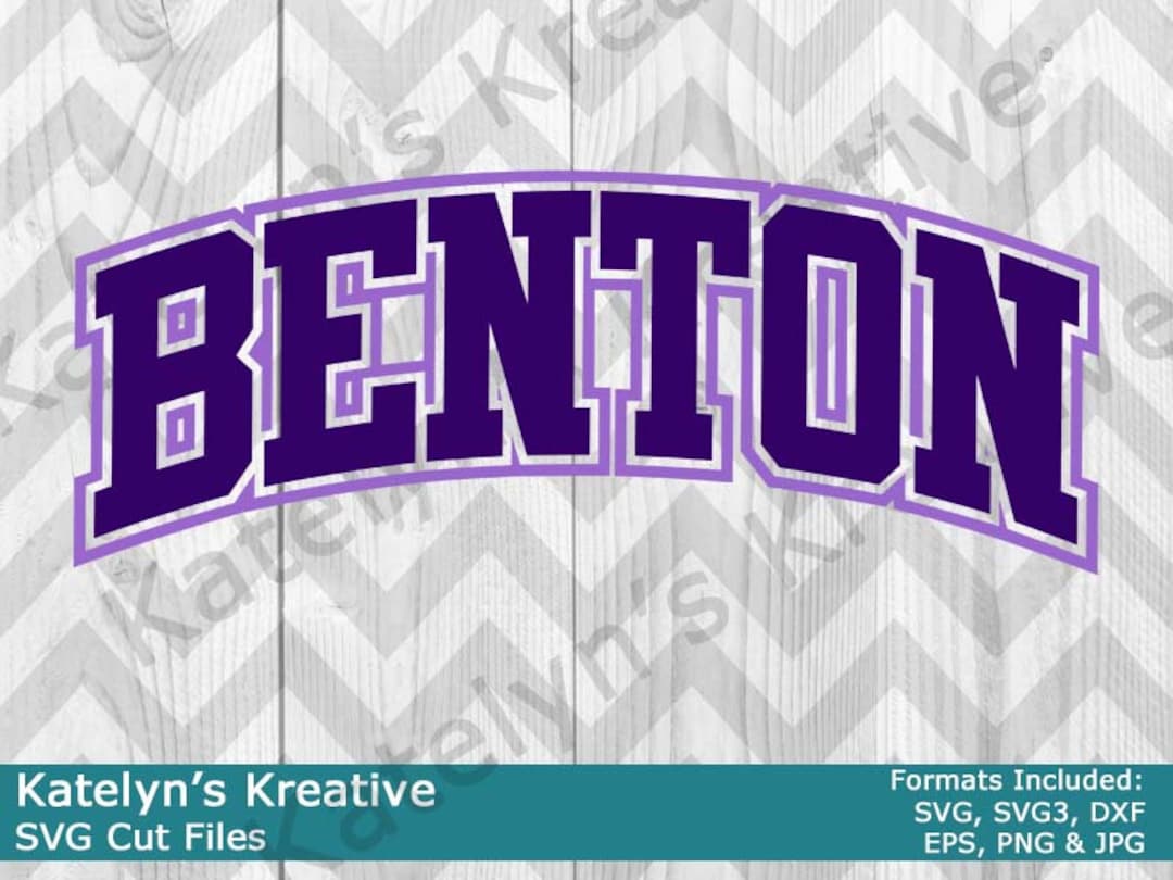 Benton Arched SVG Files - Etsy