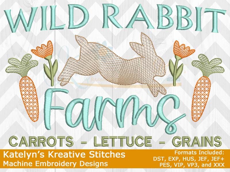 Wild Rabbit Farms Sketch Design - Etsy
