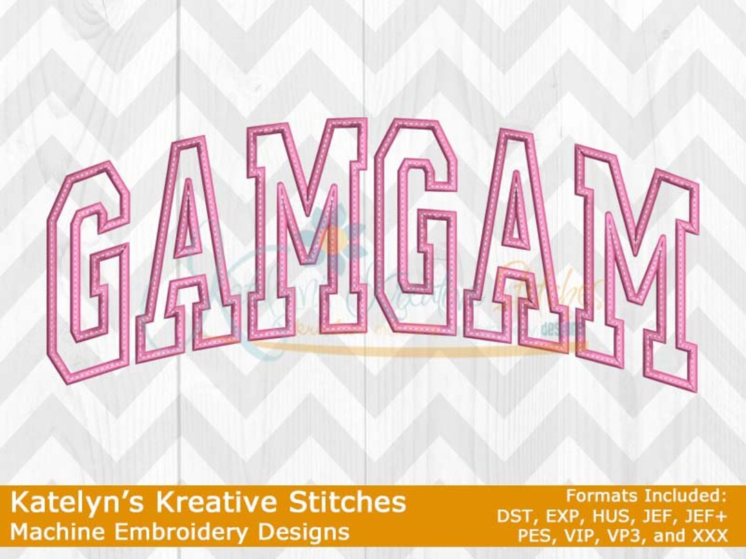 Gamgam Arched Embroidery - Etsy
