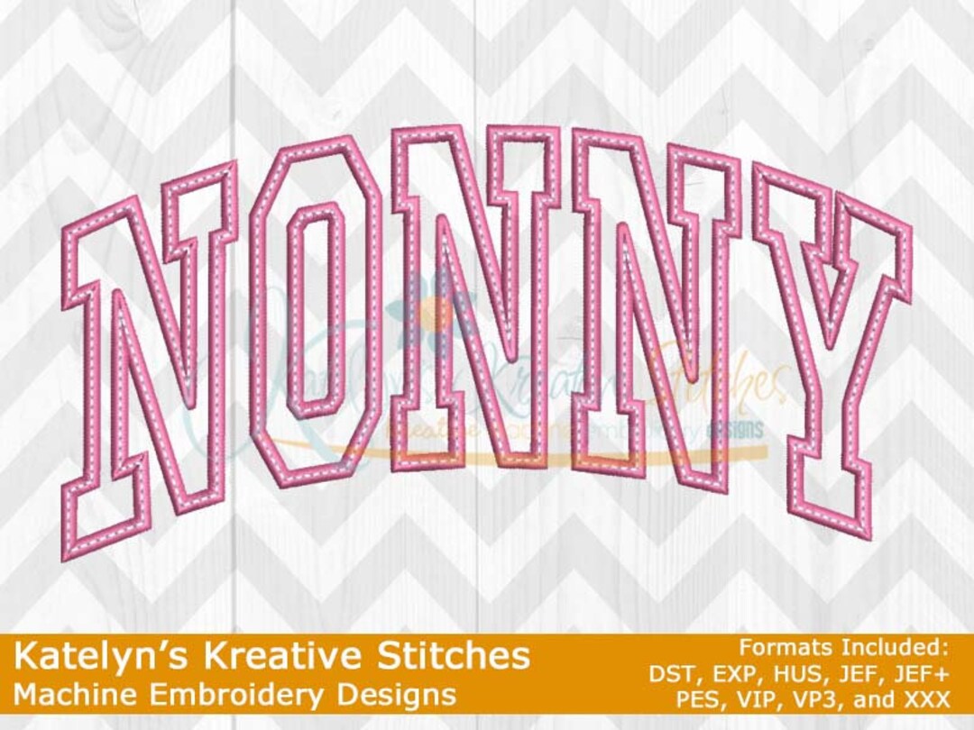 Nonny Arched Embroidery - Etsy