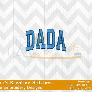 Dada Arched Embroidery - Etsy