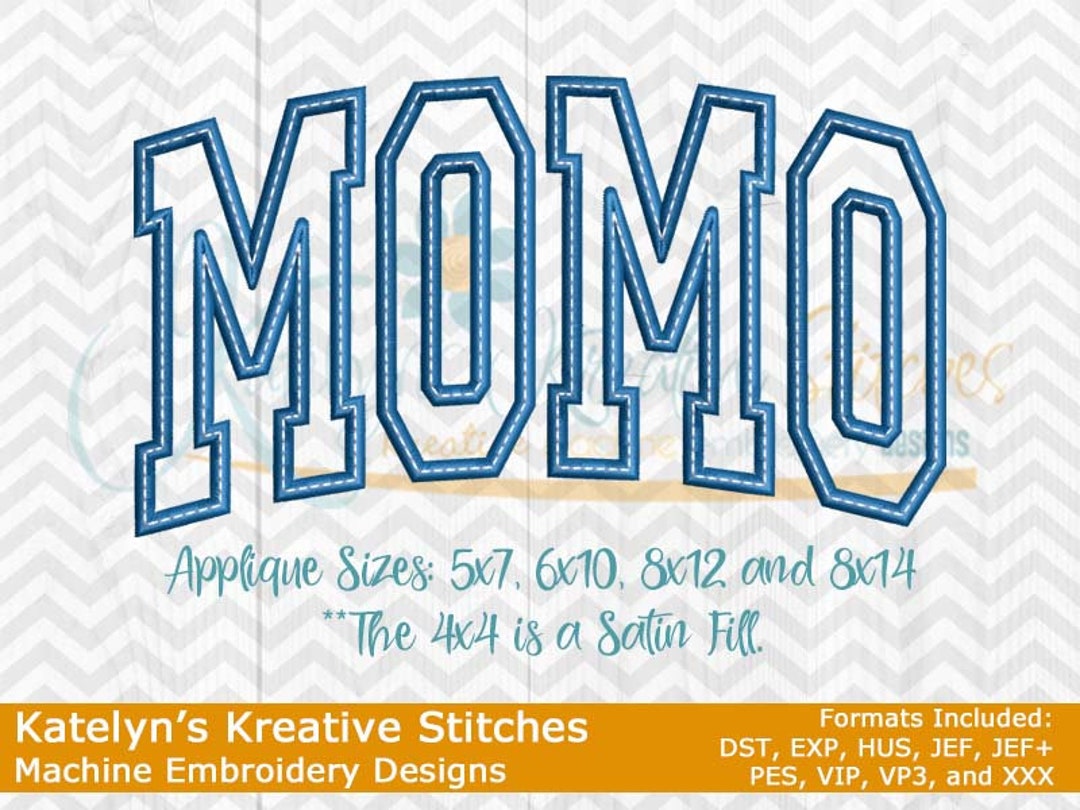 Momo Arched Embroidery - Etsy