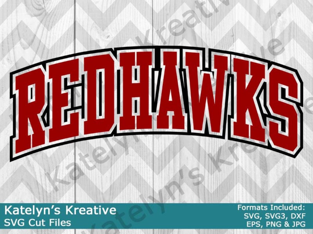 Redhawks Arched SVG Files - Etsy