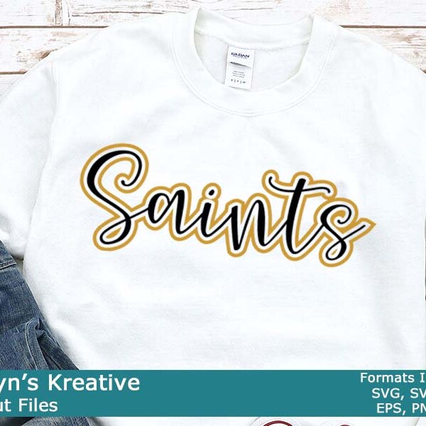Saints Logo Svg - Etsy