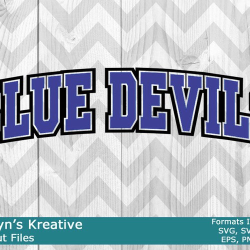 Blue Devils Svg Football Svg Game Day SVG Blue Devils Team - Etsy