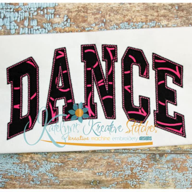 Dance Applique - Etsy