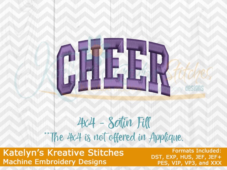 Cheer Arched Applique, Machine Embroidery Designs, Cheer Embroidery ...
