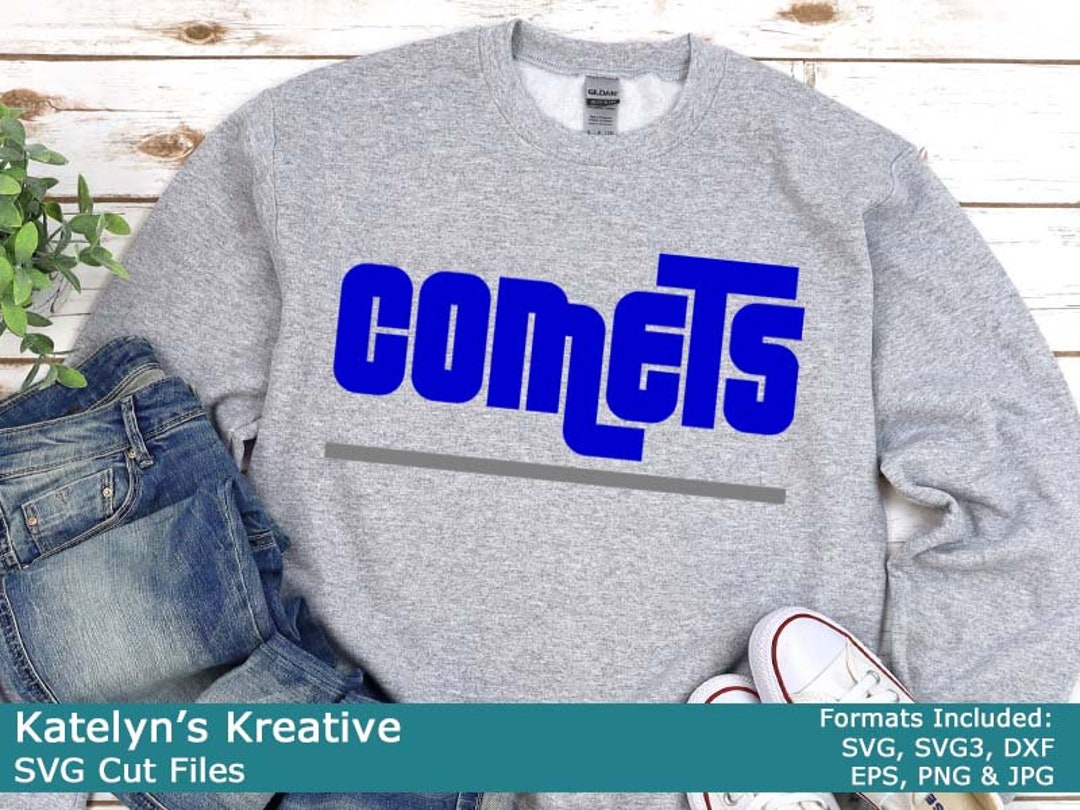 Comets Team Mascots - SVG, SVG3, PNG, JPG, Sublimation - Etsy