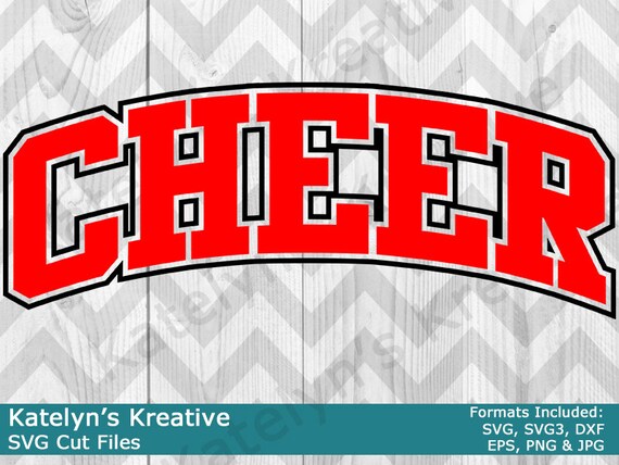Cheer Arched SVG Files - Etsy