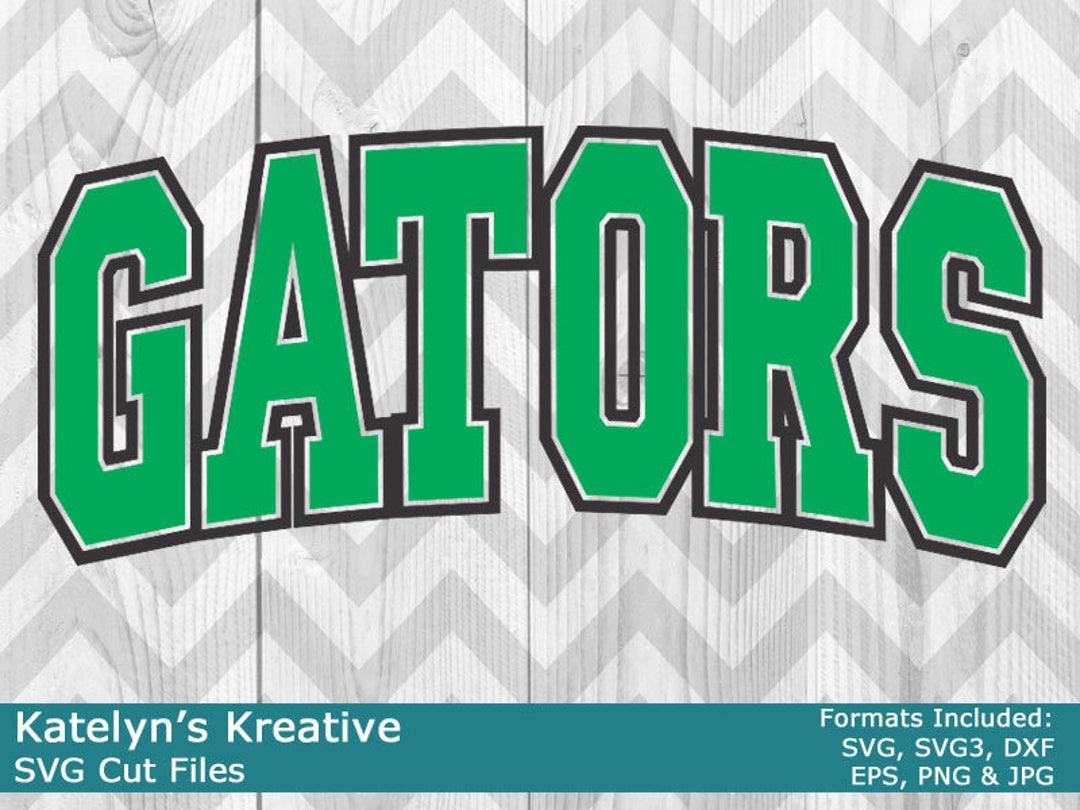 Gators Arched SVG Files - Etsy