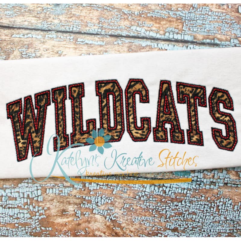 Wildcat Embroidery Design - Etsy