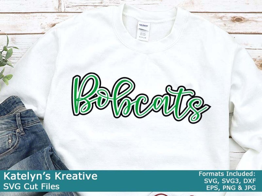 Bobcats Script SVG Files 2022 Series - Etsy