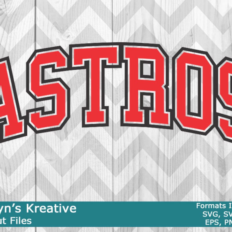 Astros Svg - Etsy