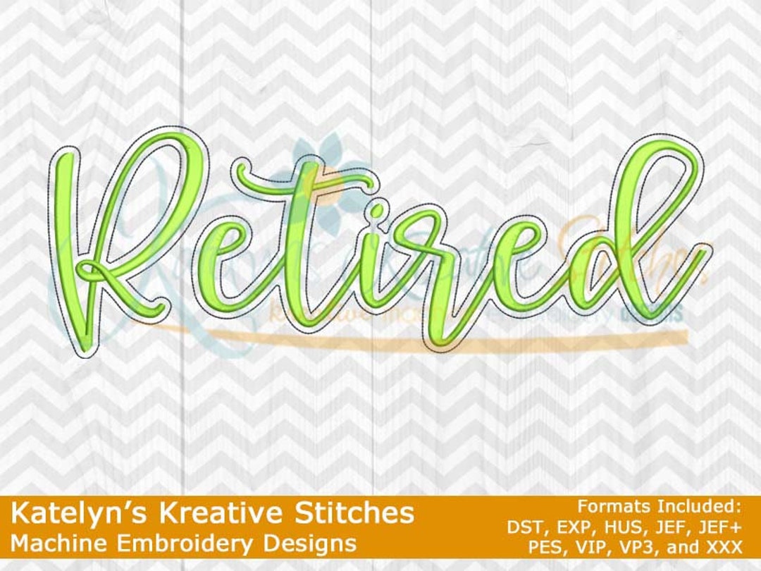 Retired Script Machine Embroidery - 2022 Series - Etsy