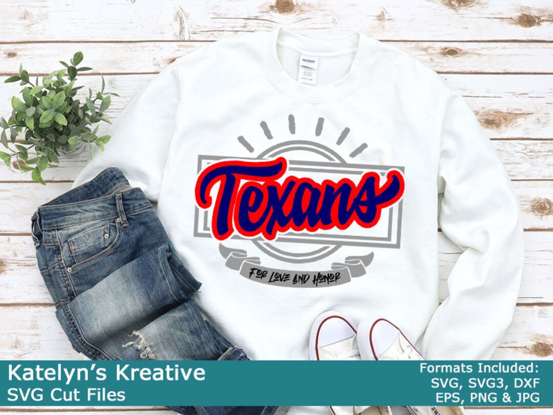 Texans Script Rectangle SVG Files - Etsy