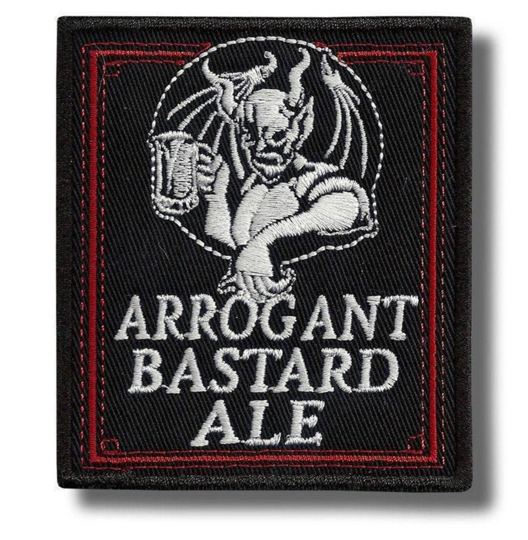 Arrogant Bastard Ale Embroidered Patch Badge Iron on Applique 8daa9e - Etsy