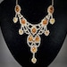 Massive Vintage DOMINIQUE Dominic DOM Detoro Rhinestone Bib Necklace ...