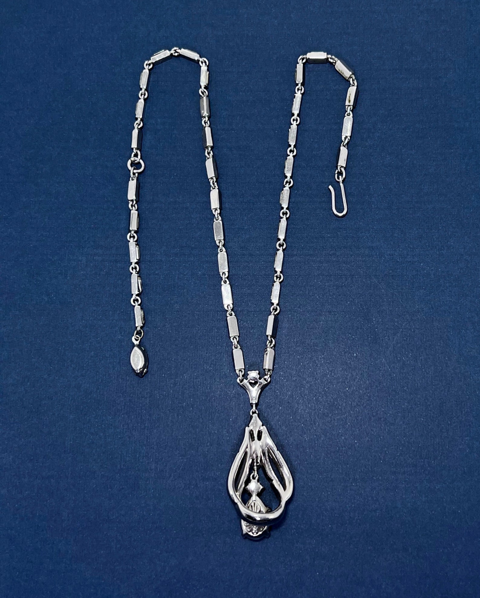 RARE Vintage 1950 TRIFARI Diamante HEIRESS Collection Drop Dangle ...