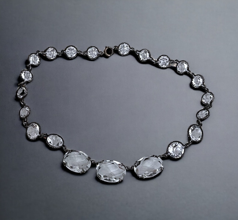 Incredible Vintage Art Deco Fancy Etched Bezel Set Sterling Silver or ...