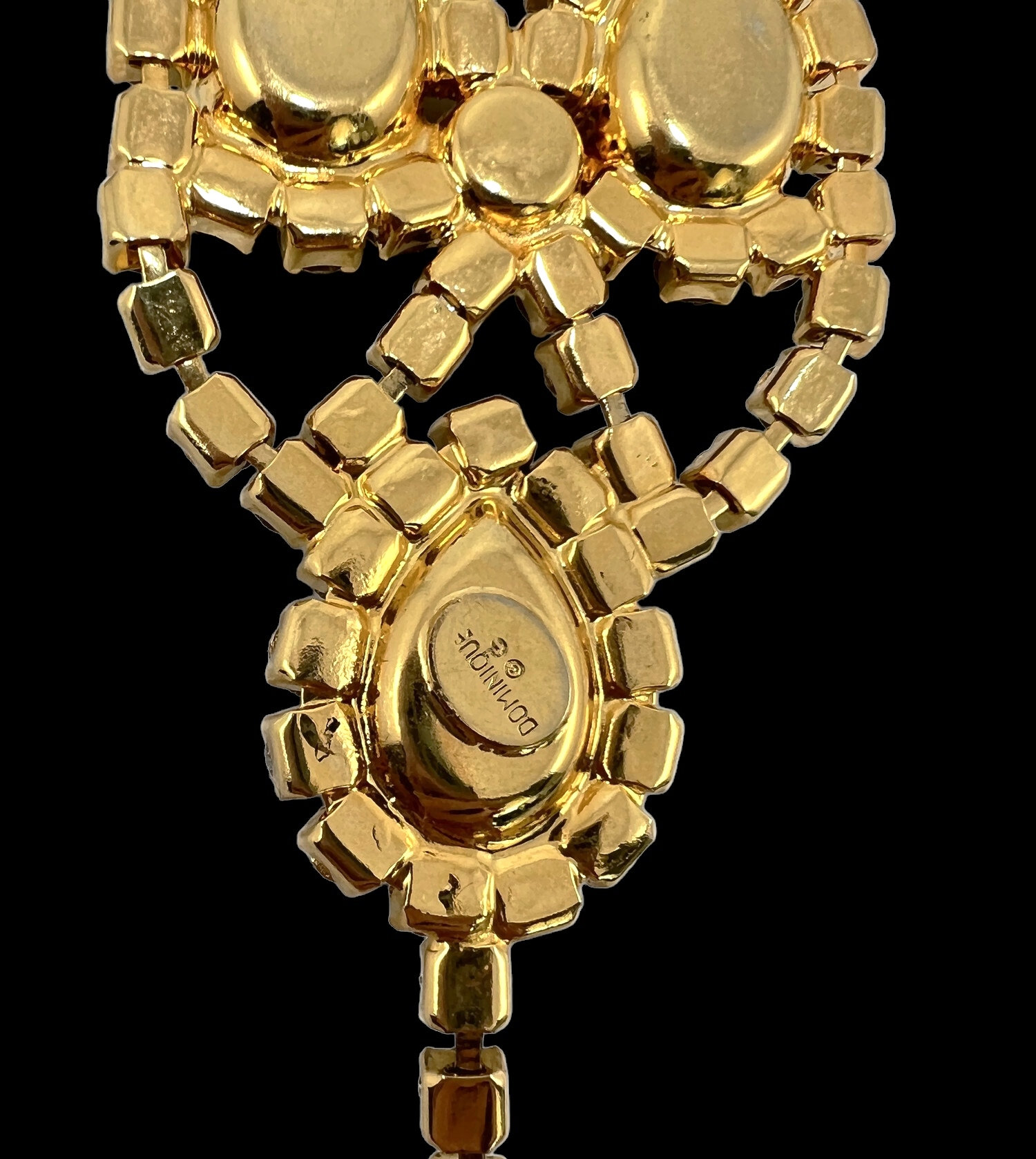 Massive Vintage DOMINIQUE Dominic DOM Detoro Rhinestone Bib - Etsy