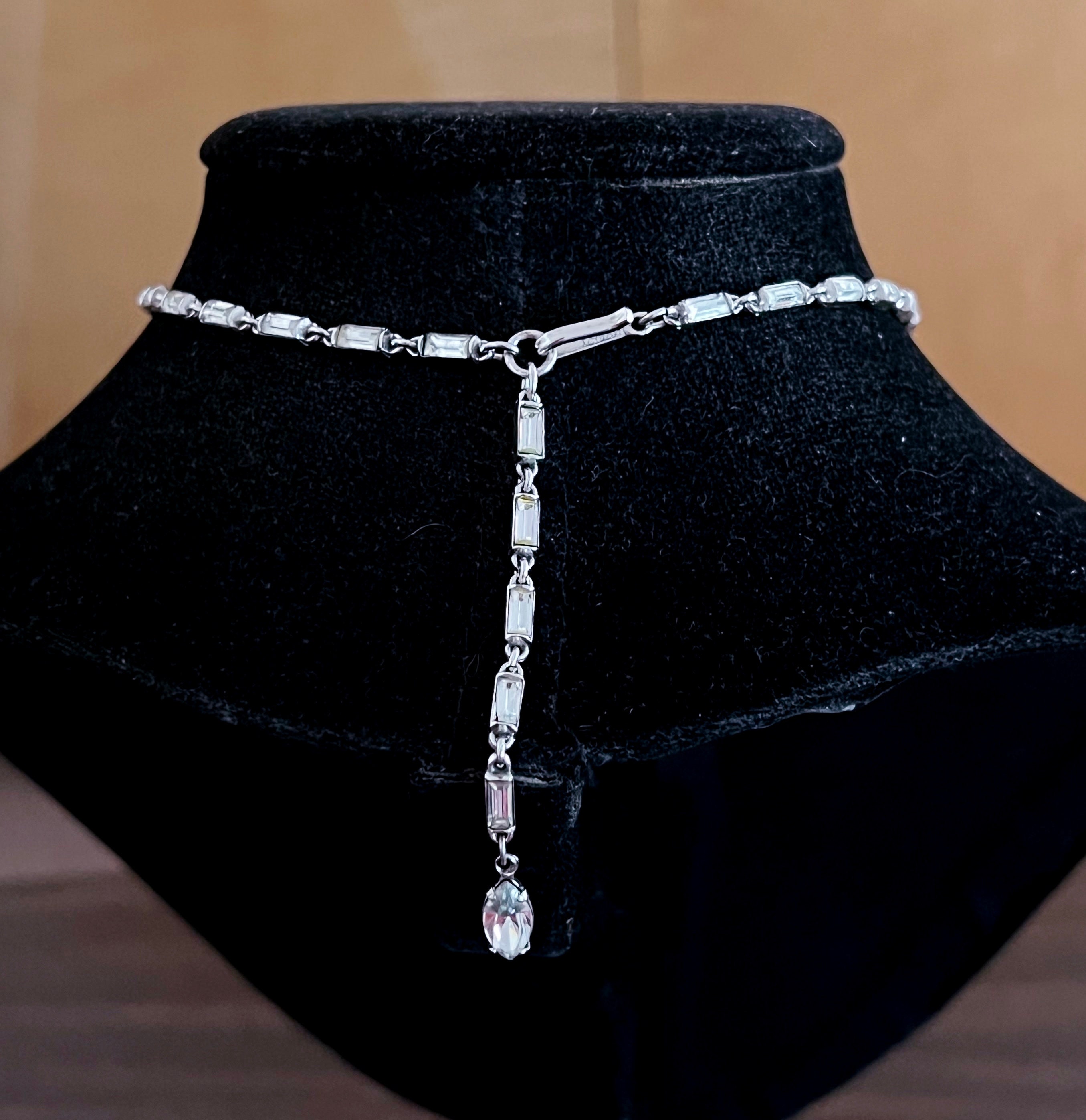 RARE Vintage 1950 TRIFARI Diamante HEIRESS Collection Drop Dangle ...