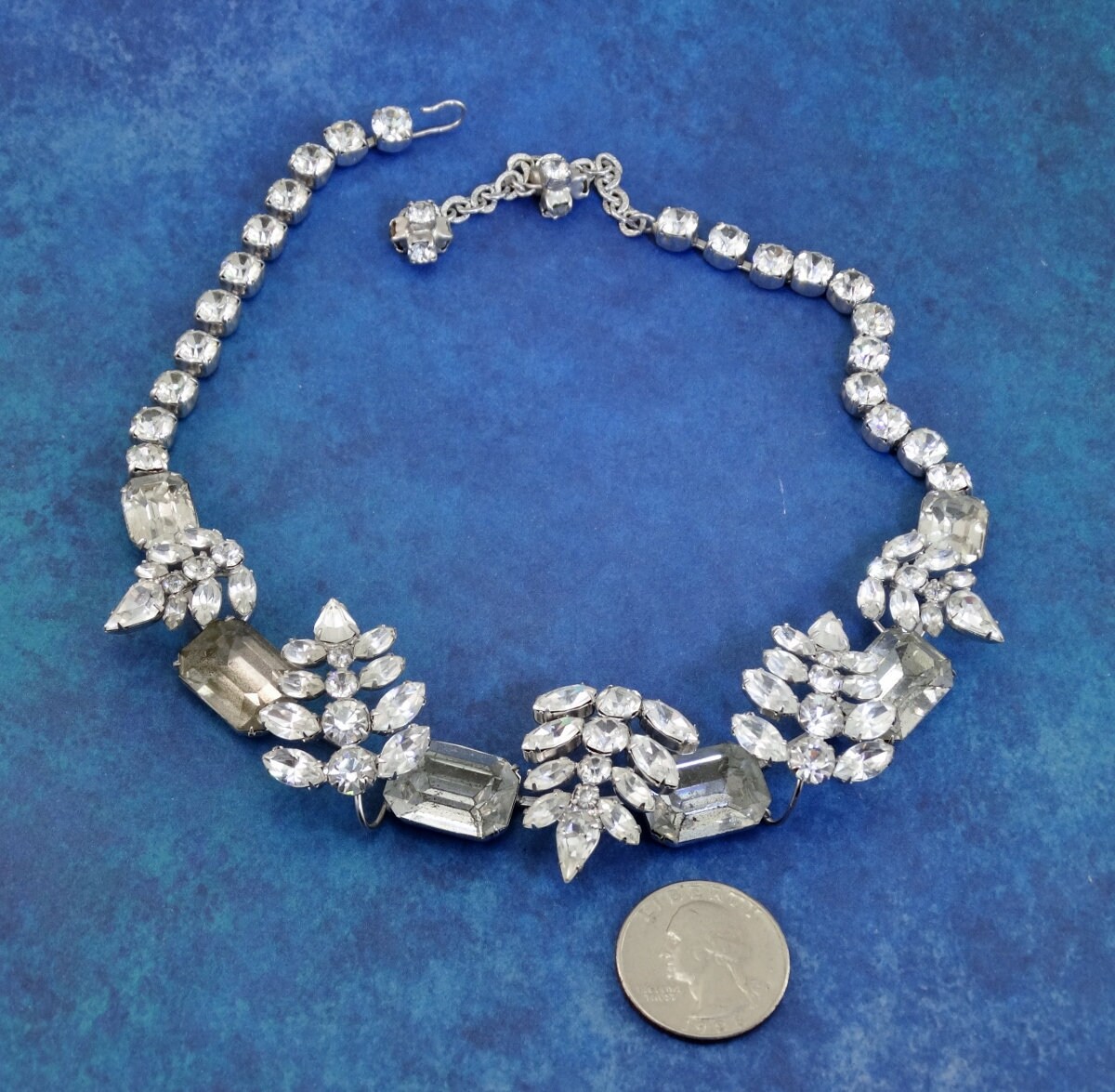 Vintage ALICE CAVINESS - Massive Dazzling Crystal Rhinestone Collar ...