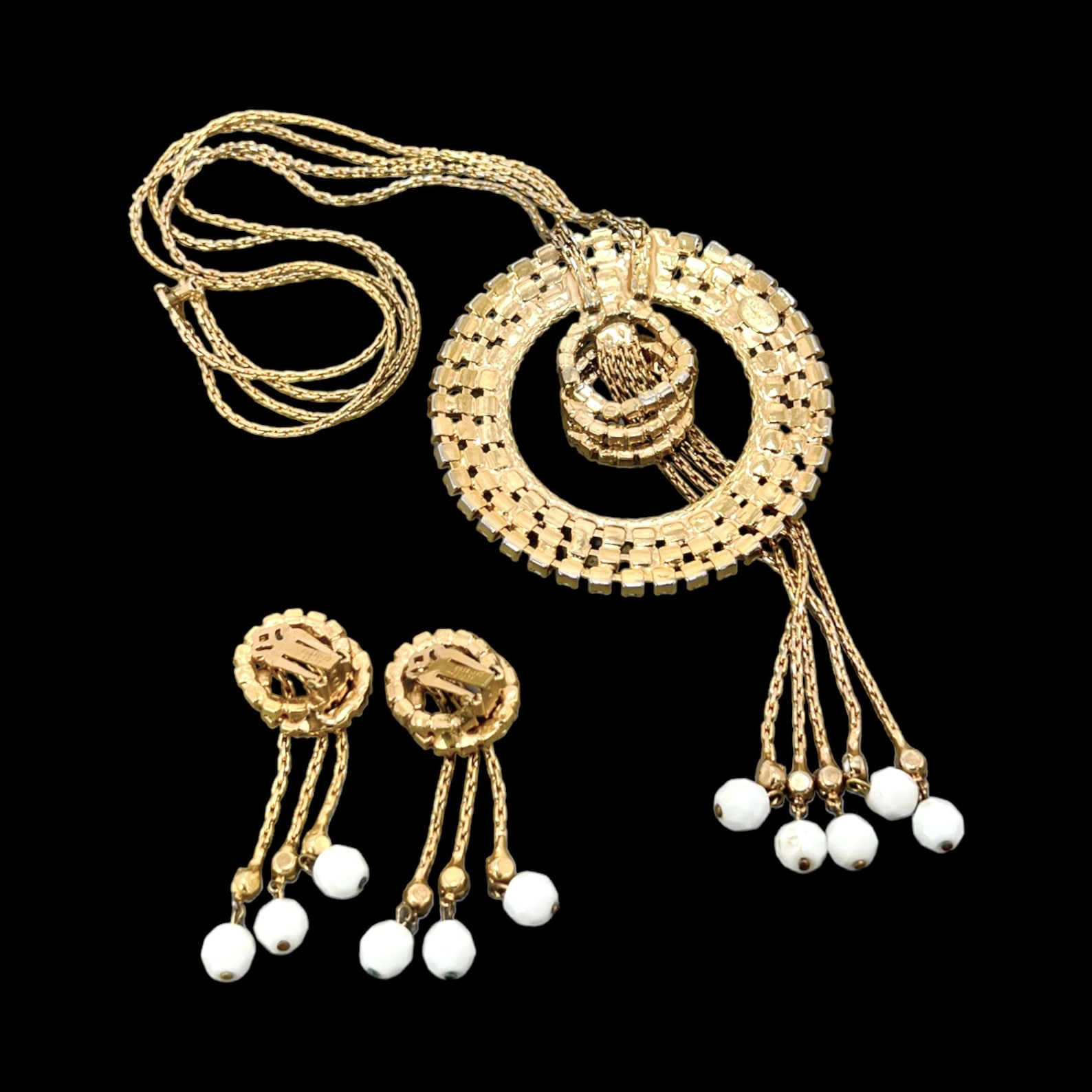 Vintage ALICE CAVINESS Glorious Large Necklace and Earrings - Etsy