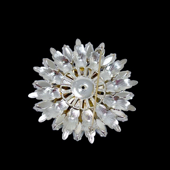AMAZING Vintage LaROCO La Roco Flower Floral Pin Broo… - Gem
