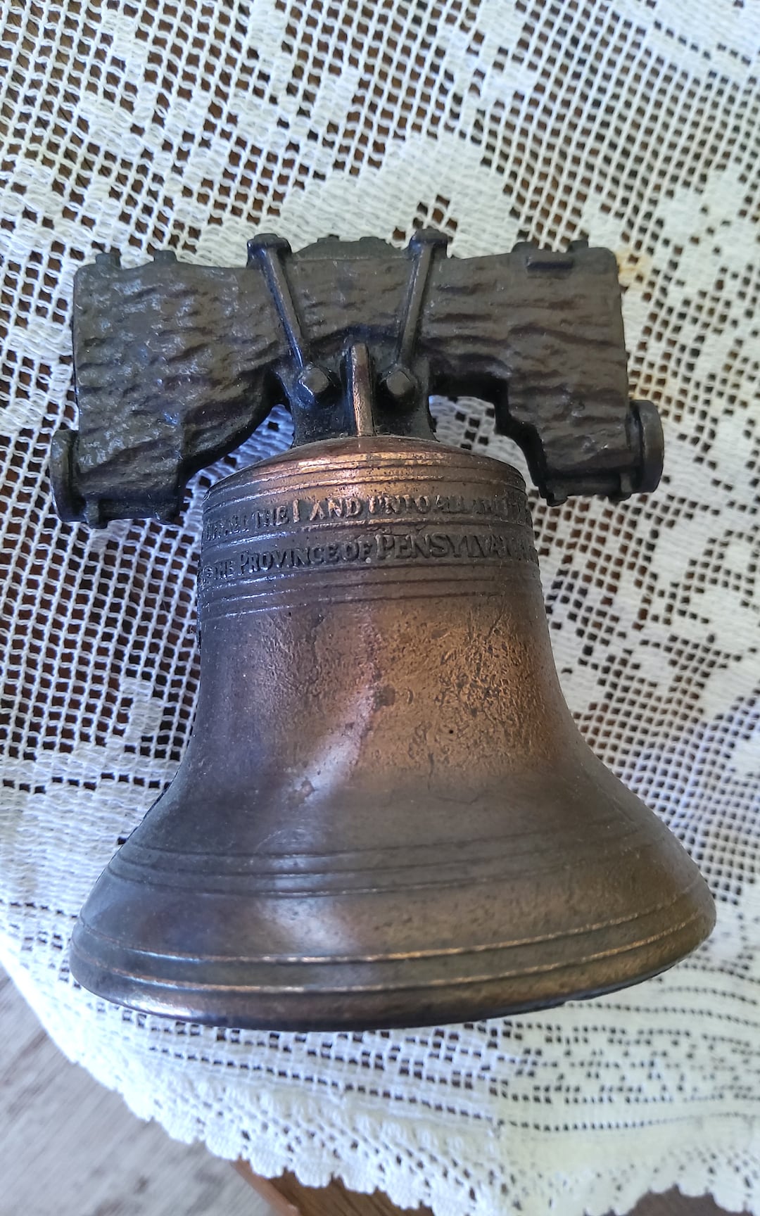 Vintage Small Cast Bronze Liberty Bell Americana Collectible - Etsy