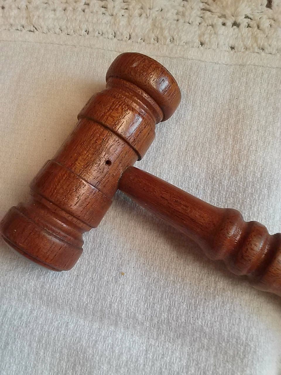 Vintage Solid Turned Wood Gavel Meeting Gavel Order in the | Etsy