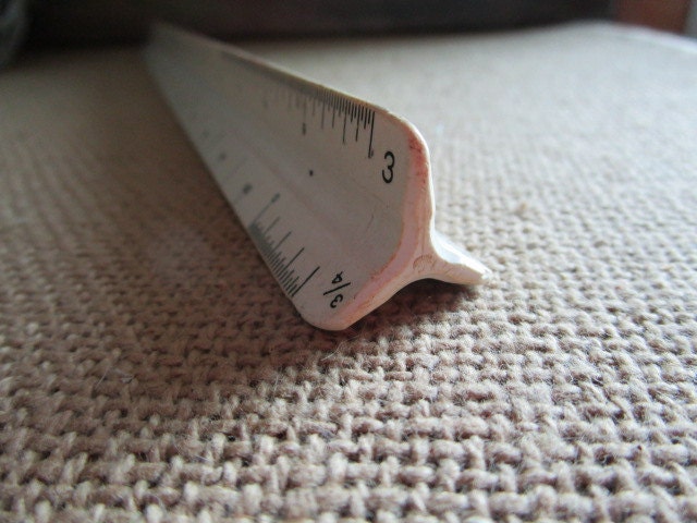 Vintage Six Sided Ruler Sterling Plastic Ruler Vintage | Etsy