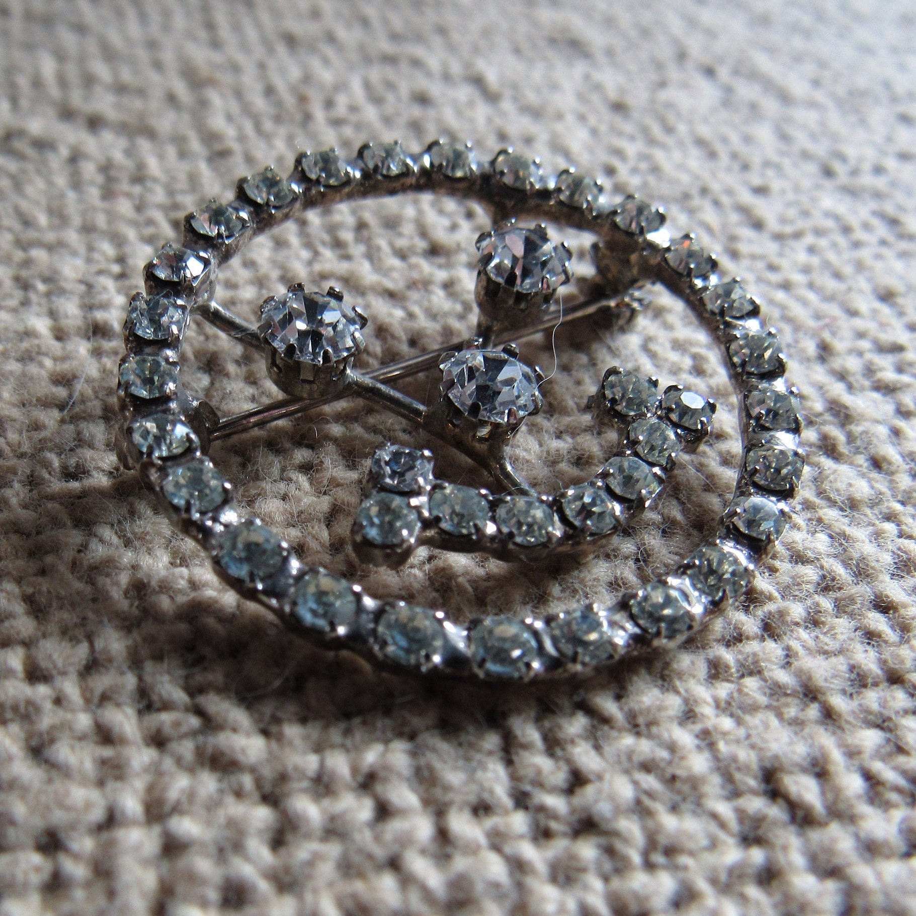 Vintage Smiley Face Rhinestone Brooch Vintage Happy Face | Etsy