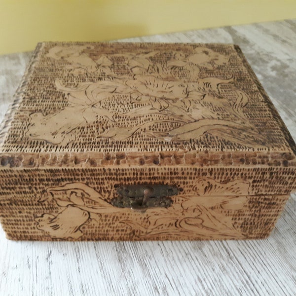 Pyrography Box - Etsy