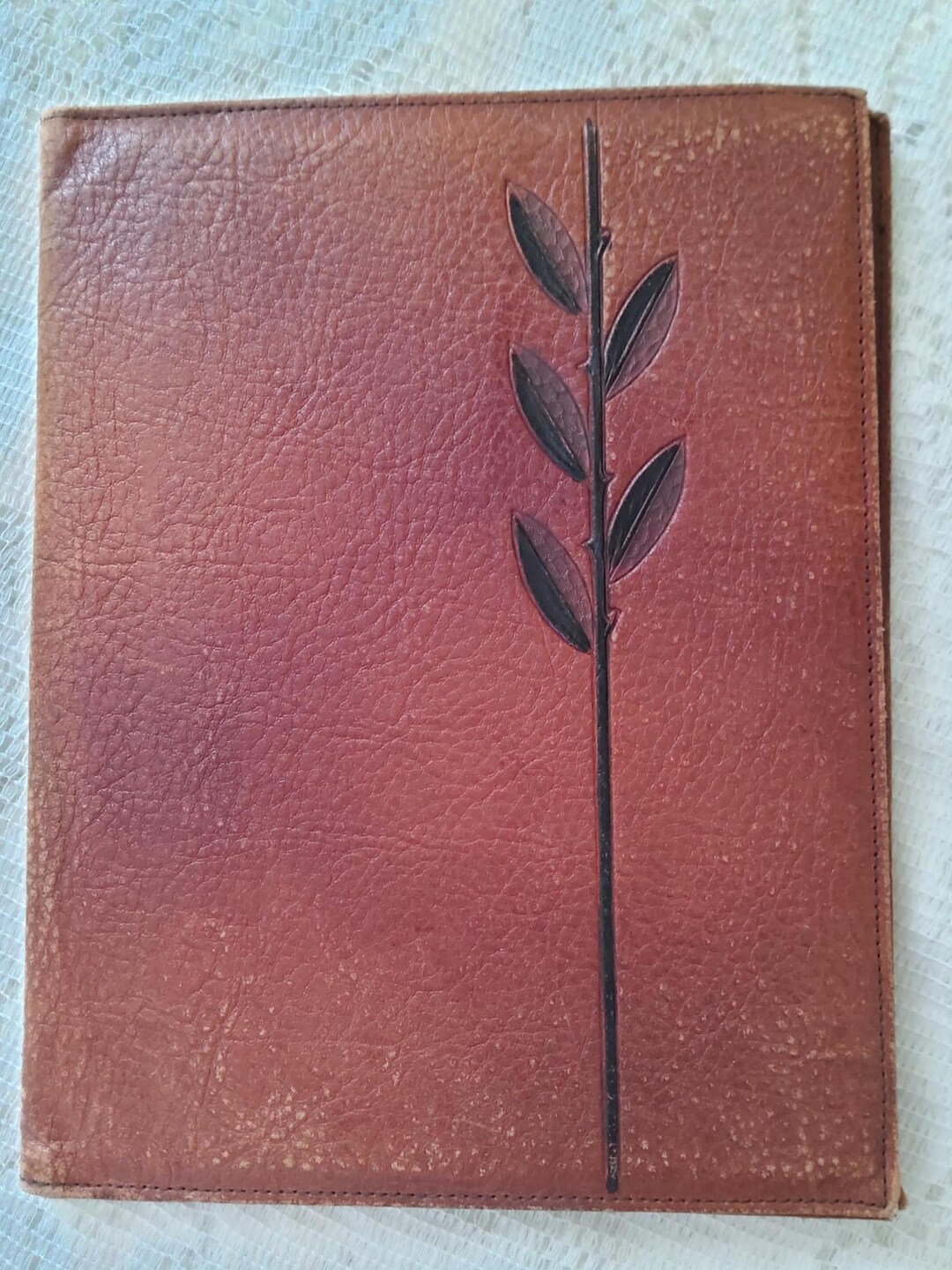 Antique Leather Double Photo Folder - Etsy