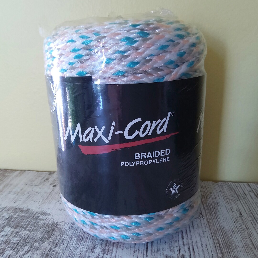 Vintage Macrame' Braided Polypropylene Maxi Cord Variegated Color 6MM ...