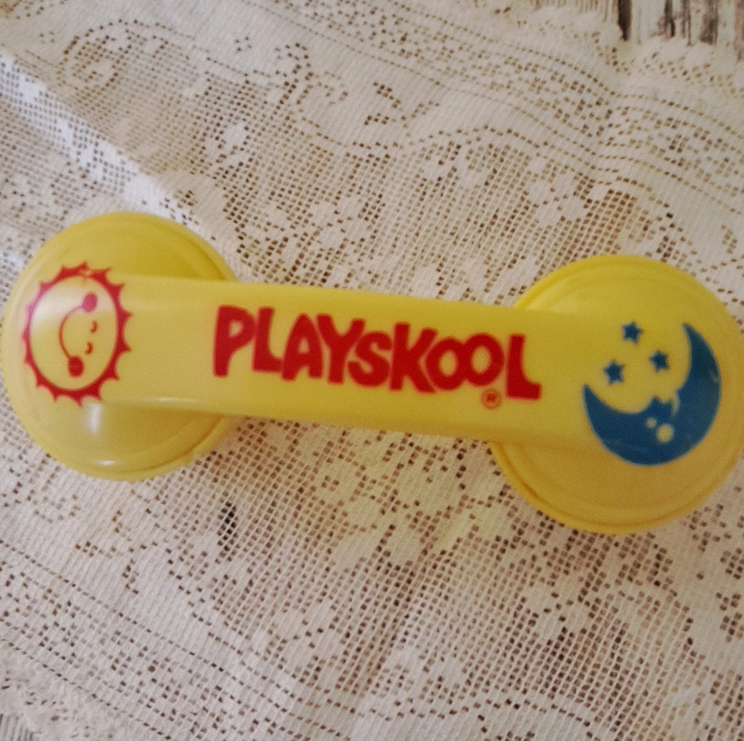 Vintage Playskool Baby Rattle Telephone Receiver Collectible Baby Toy ...