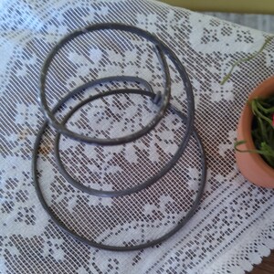 Small Vintage Steel Bed Spring With Tiny Terracotta Flower Pot Re ...