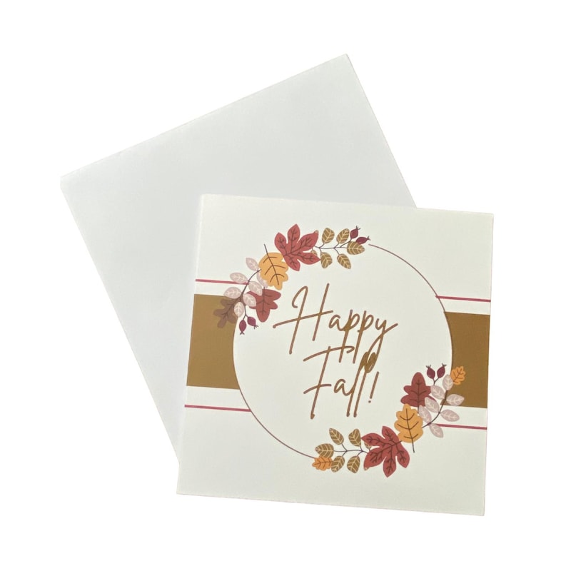 Fall Greeting Card - Etsy