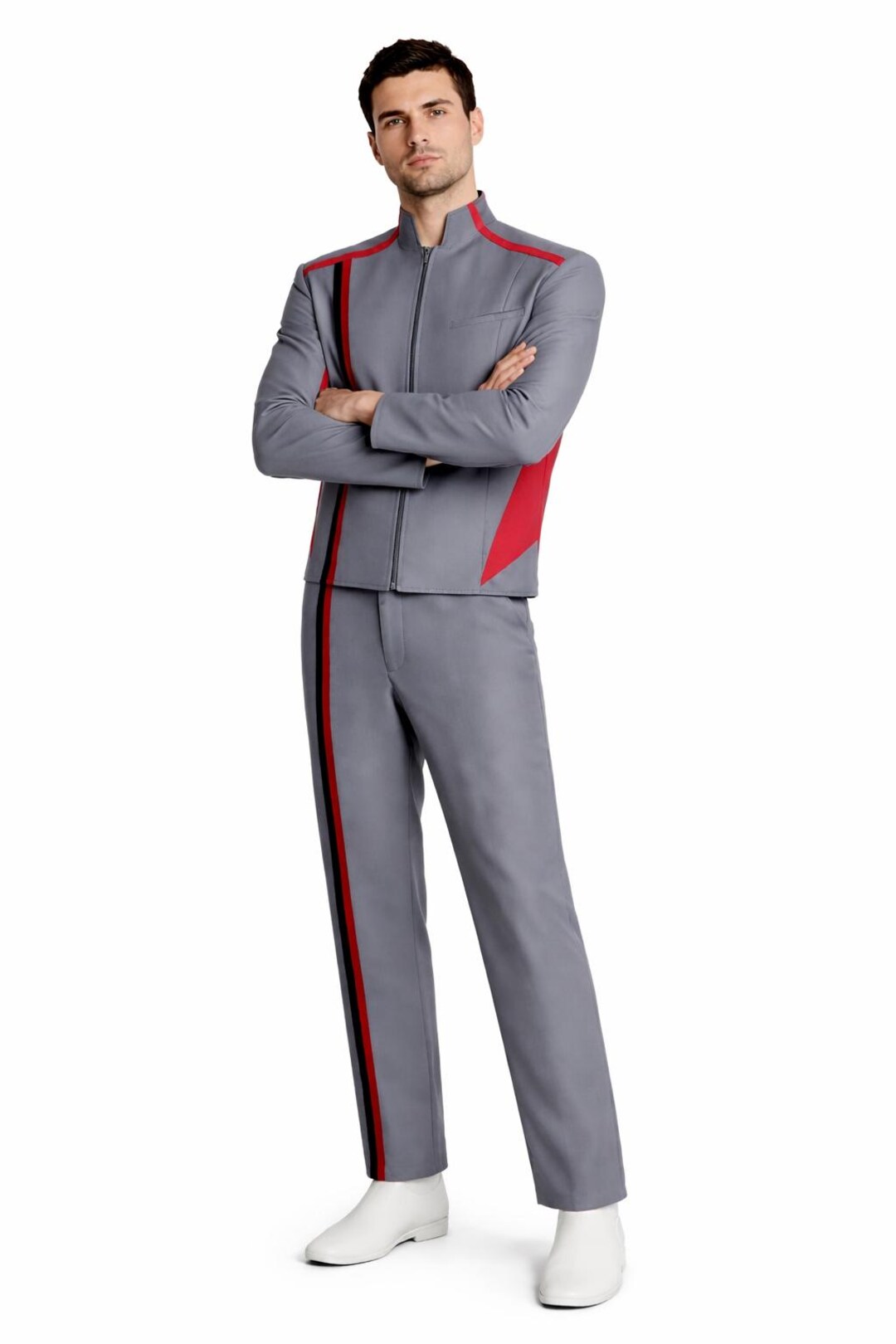 Starfleet Academy Sci-fi Unisex Uniform – Grey Commander Cosplay ...