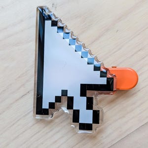 Y2K Vibe Old School Mouse Cursor Icons Hair Clip Accessory | Trash_b0t ...