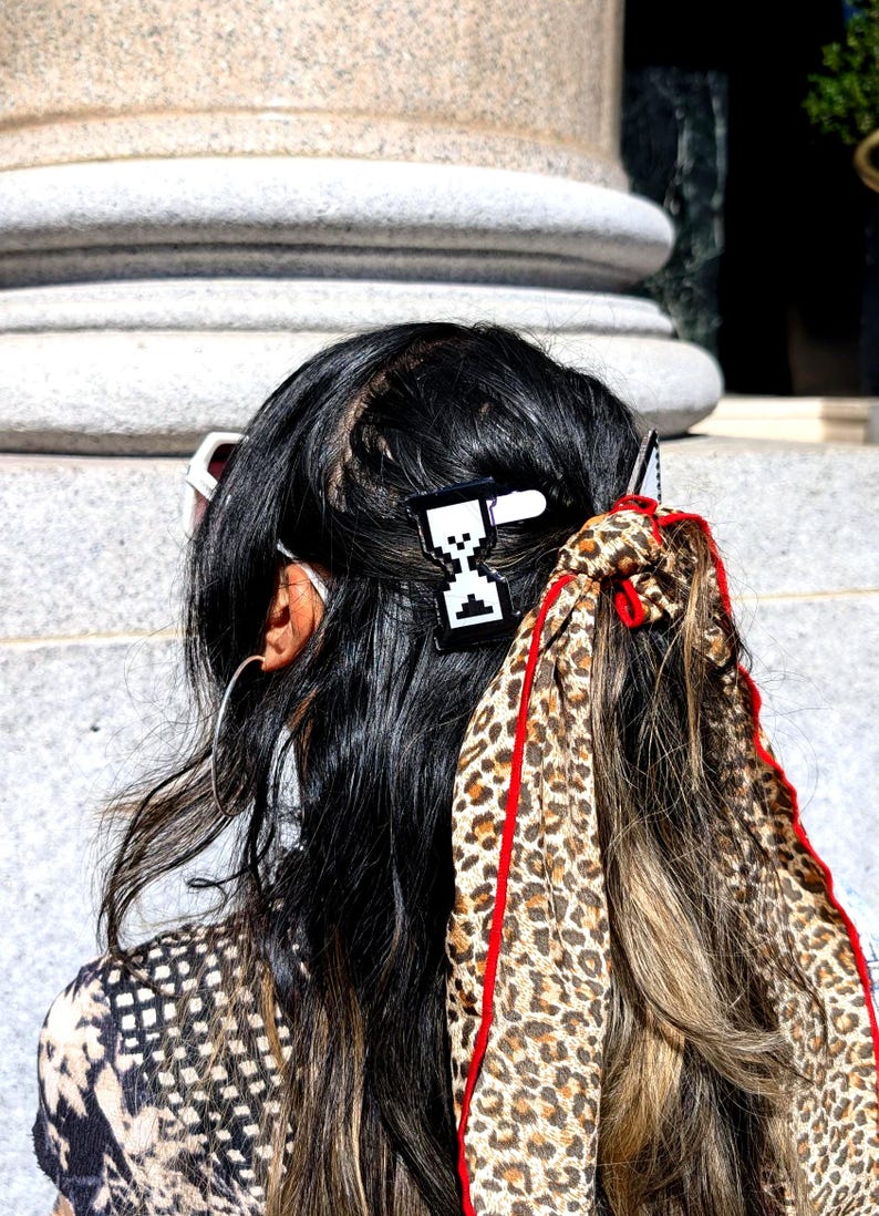 Y2K Vibe Old School Mouse Cursor Icons Hair Clip Accessory | Trash_b0t ...