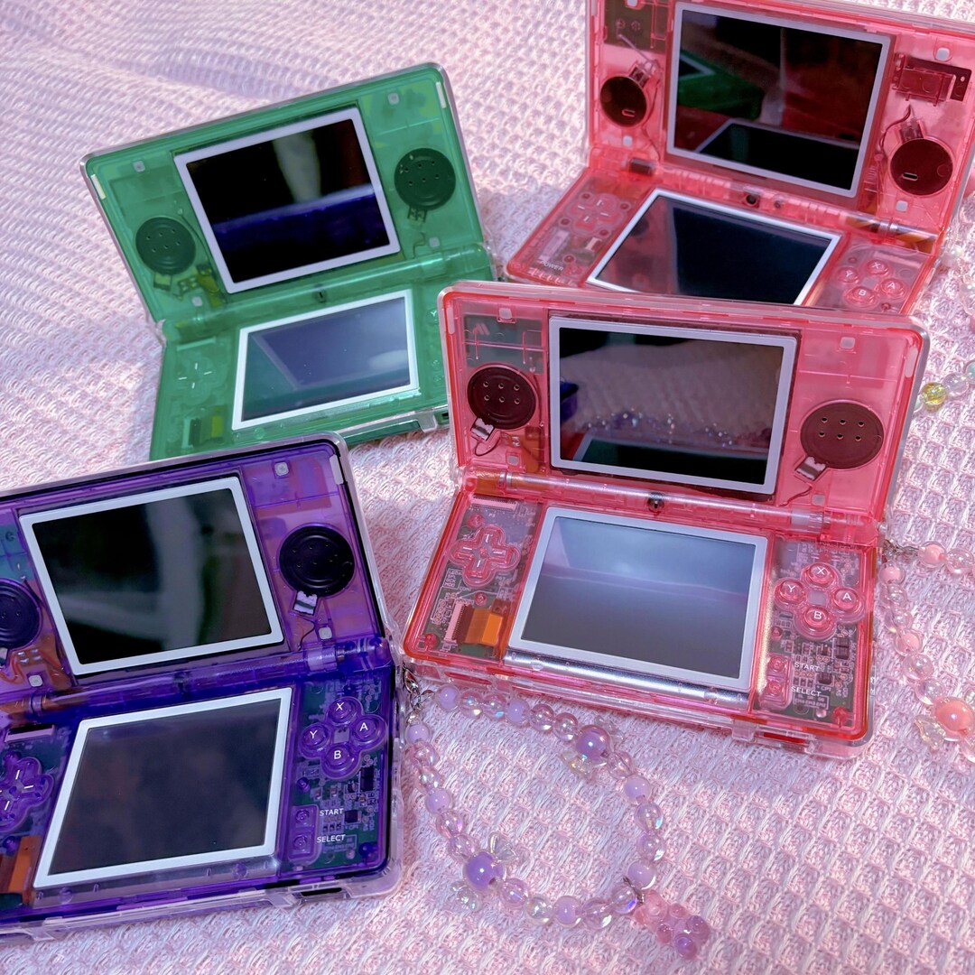 Renew DS Lite Custom Mod Retro Console Nintendo Ndsl-new Battery 3rd ...