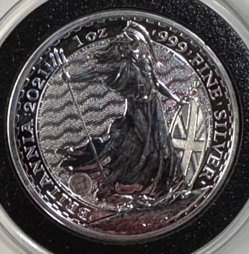 2021 Britannia Elizabeth II, 1oz Fine Silver Coin - Etsy