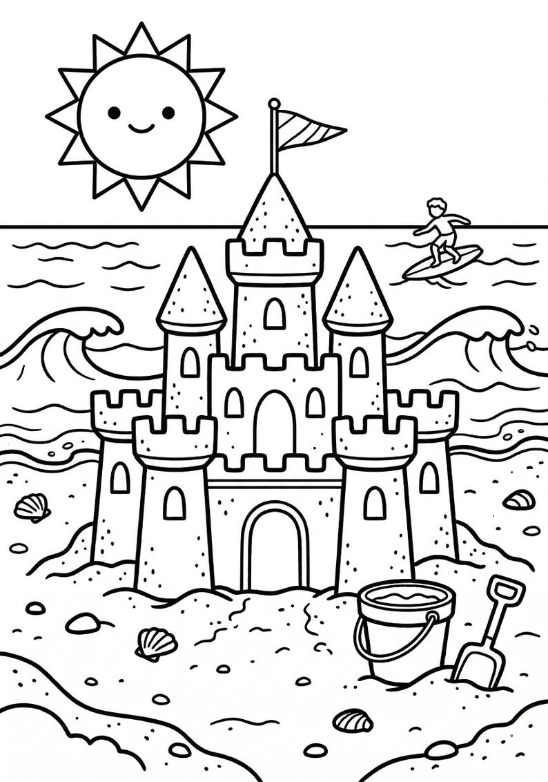 Weather Seasons Coloring Pages for Kids, Toddler Activity Book ...