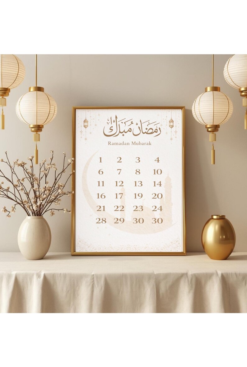 Ramadan Advent Calender 2026 | Ramadan Countdown Calender | Ramadan ...