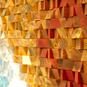 Infinity Wood Wall Art Decor, Wood Wall Decor Panel, Sound Diffuser ...