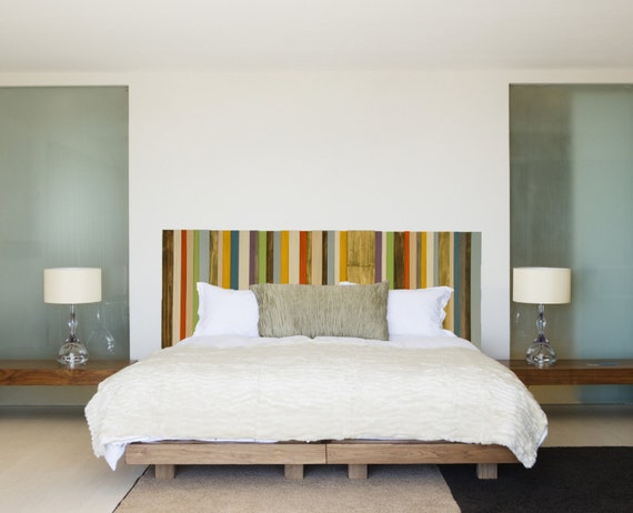 Modern Headboard Reclaimed Wood Furniture Custom Sizes Etsy UK